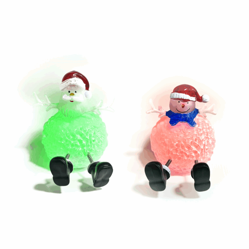 Mini Lit Santa & Snowman - Thewarehouse